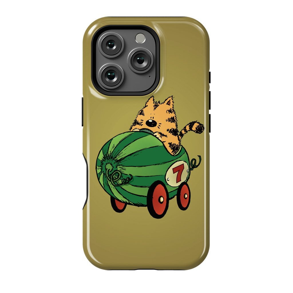 Albert and His Watermelon Ride Funny Animal iPhone Tough Case for ...