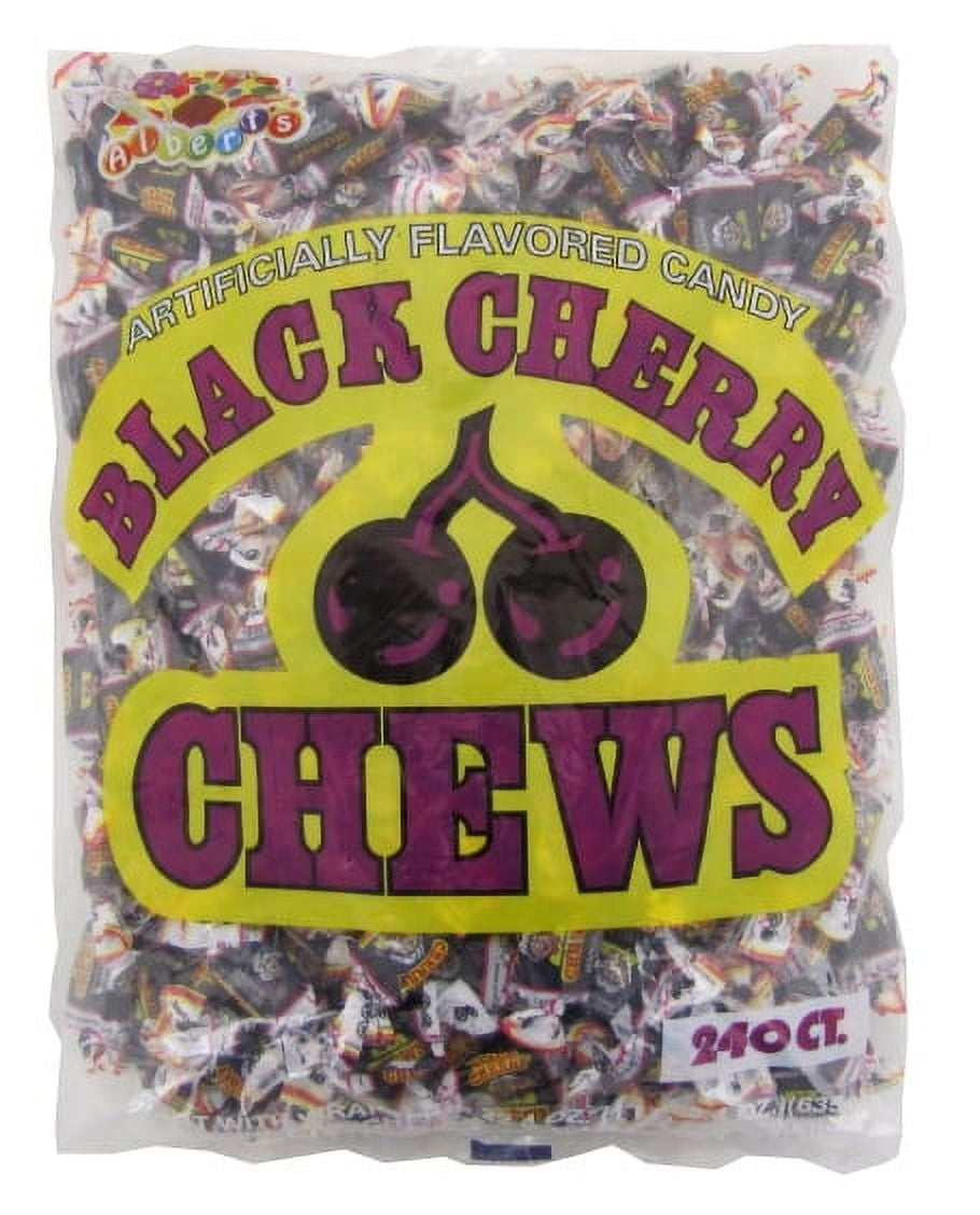 ALBERT'S CHEWS BLACK CHERRY 240 PIECE BAG - Walmart.com
