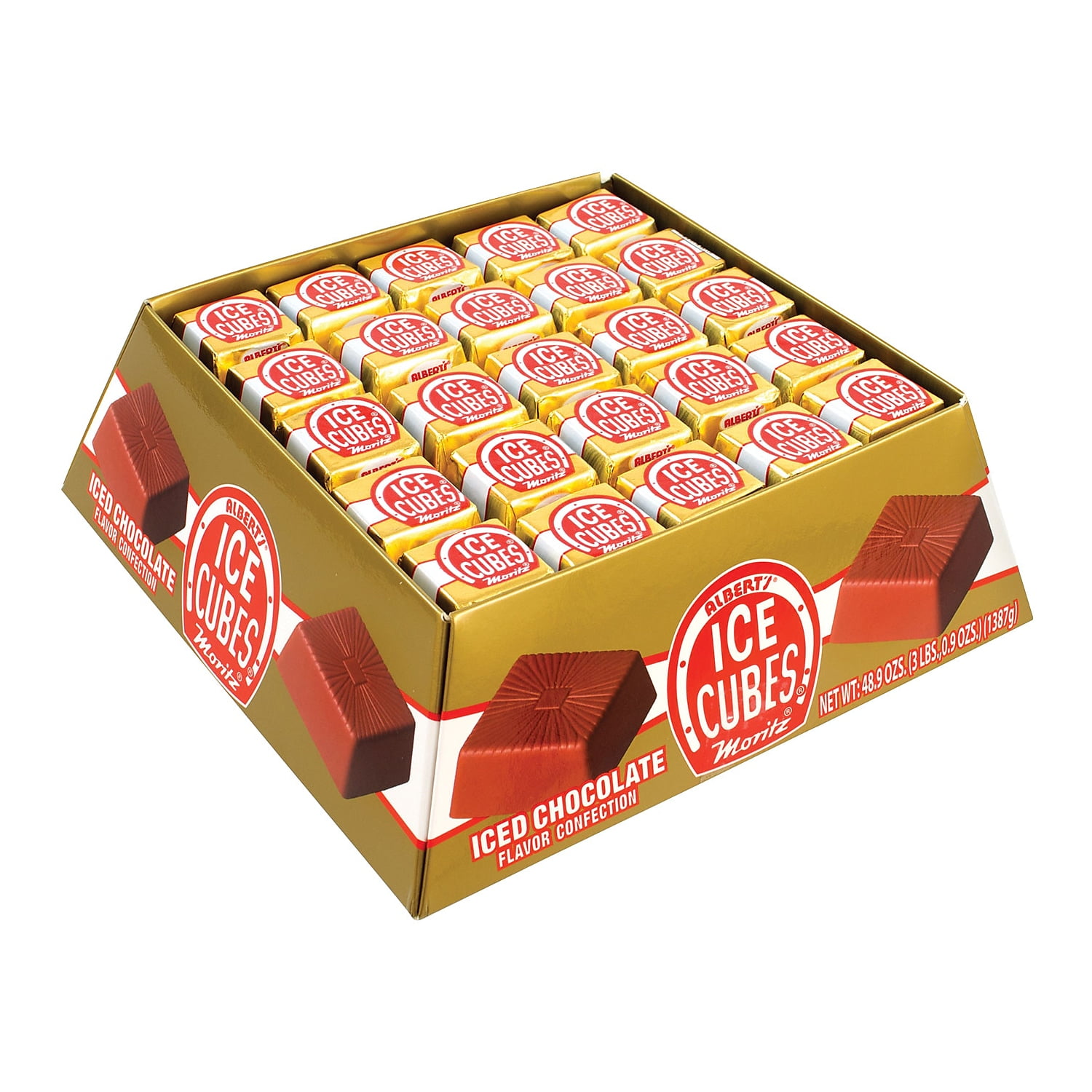 Albert's Son Bulk Ice Cubes Chocolate Candy, 125 Count - Walmart.com