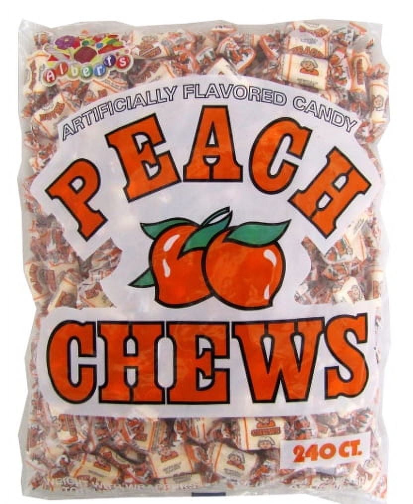 Albert's Peach Chews Candy - 240 Piece Bag - Walmart.com