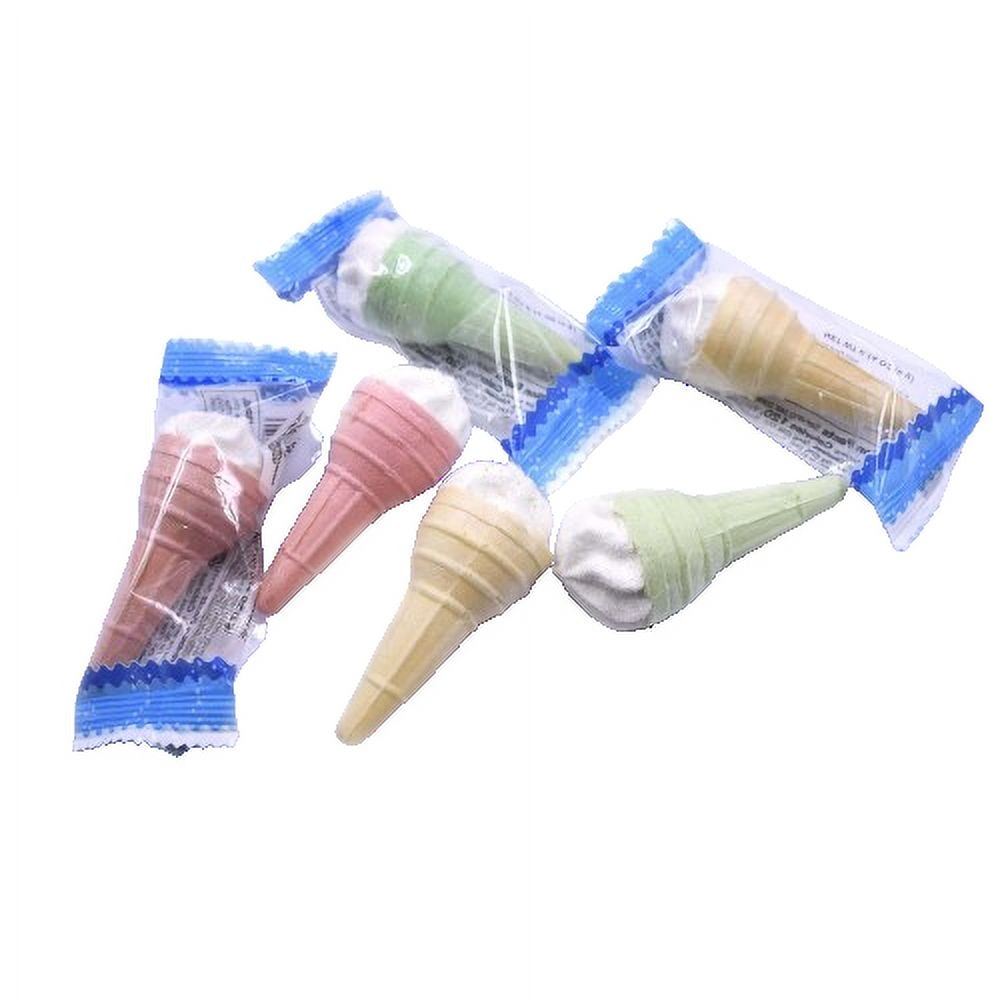Albert's Flavored Snow Cones Mallow Cones, 48 Piece, 6.77 oz. Box with ...