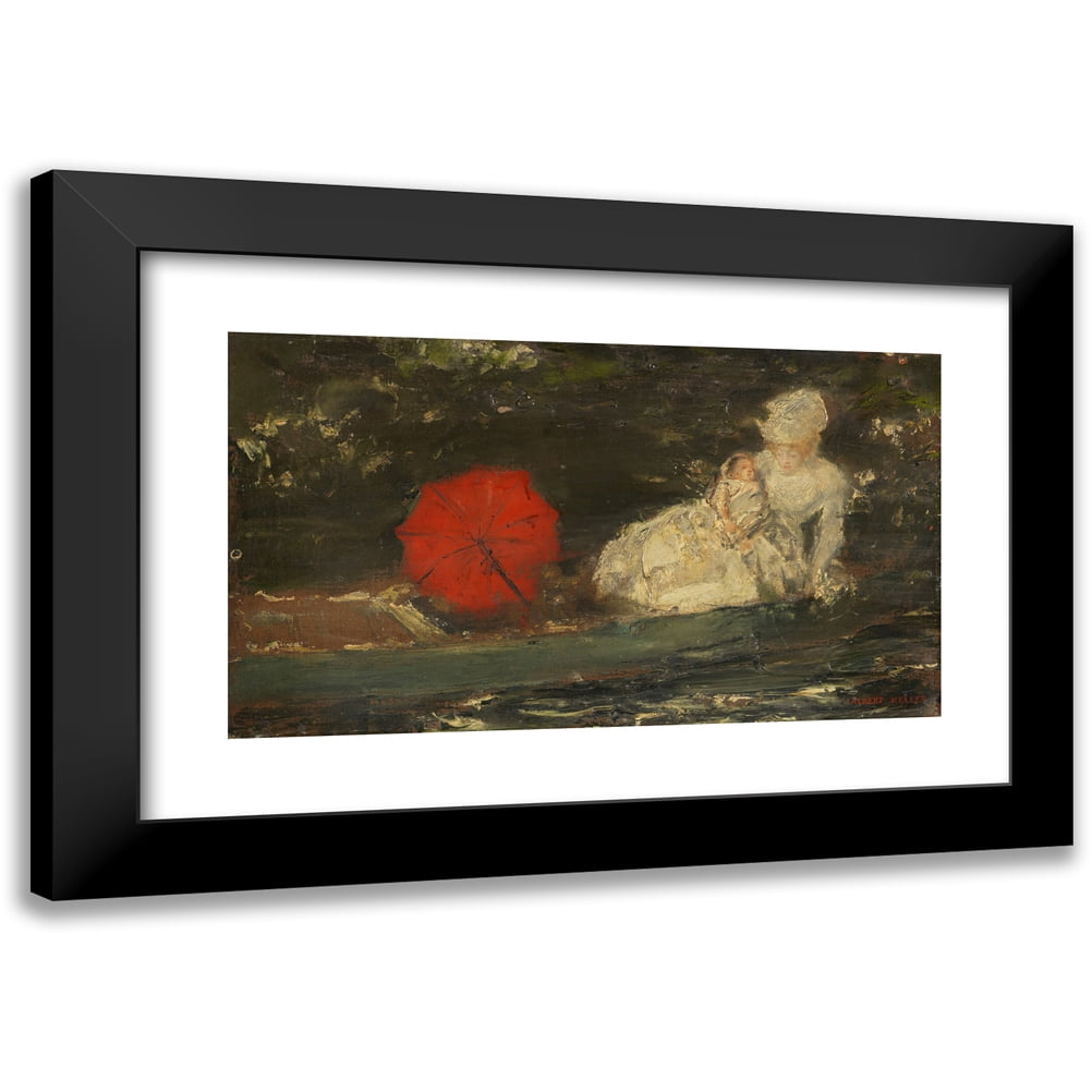 Albert von Keller 24x15 Black Modern Framed Museum Art Print Titled ...