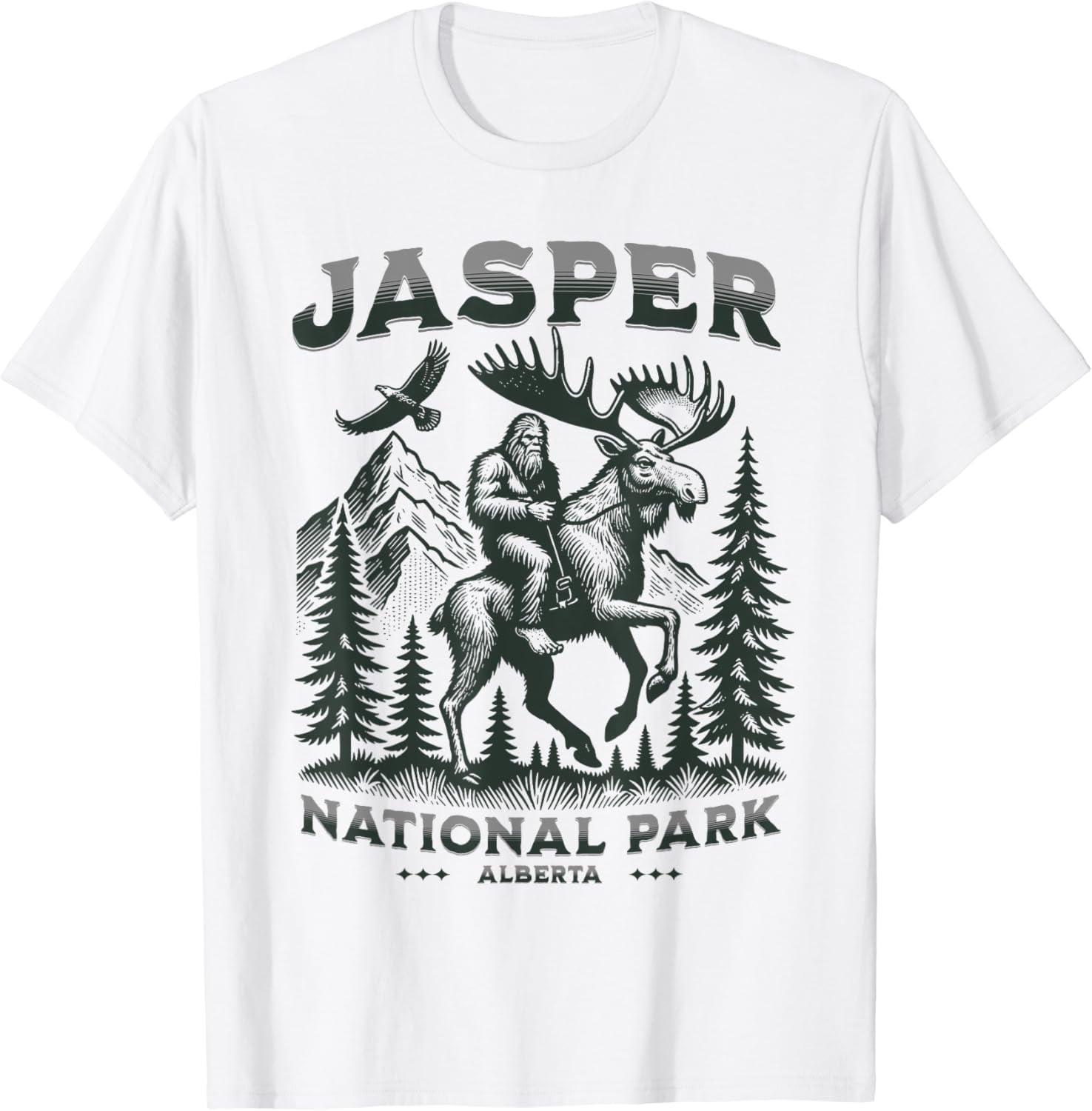 Alberta Bigfoot Trip T Shirt - Walmart.com