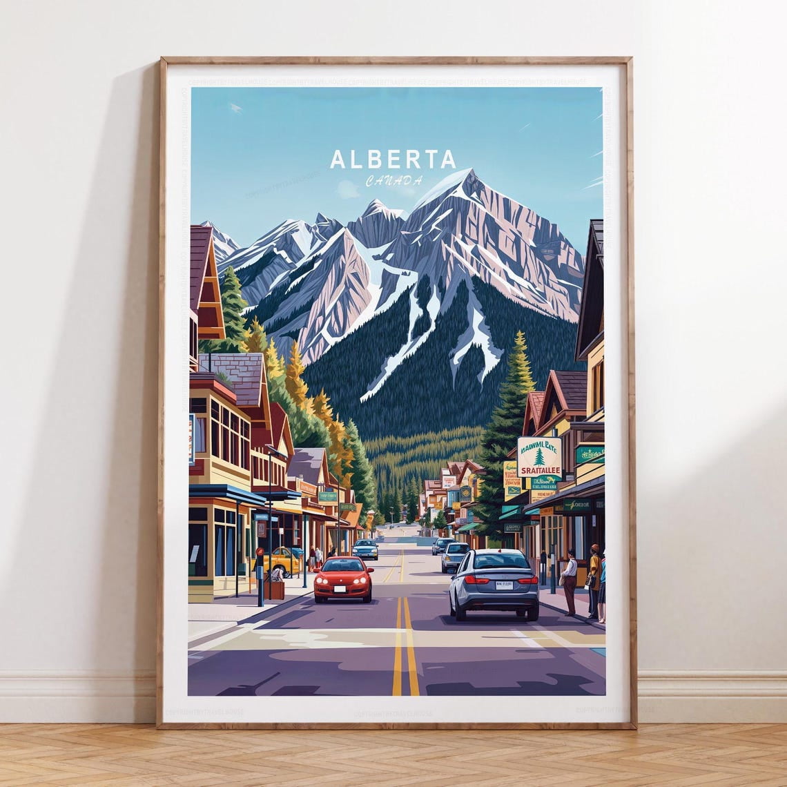 Alberta Canada Travel Print, Canada Travel Poster, Alberta Wall Art ...