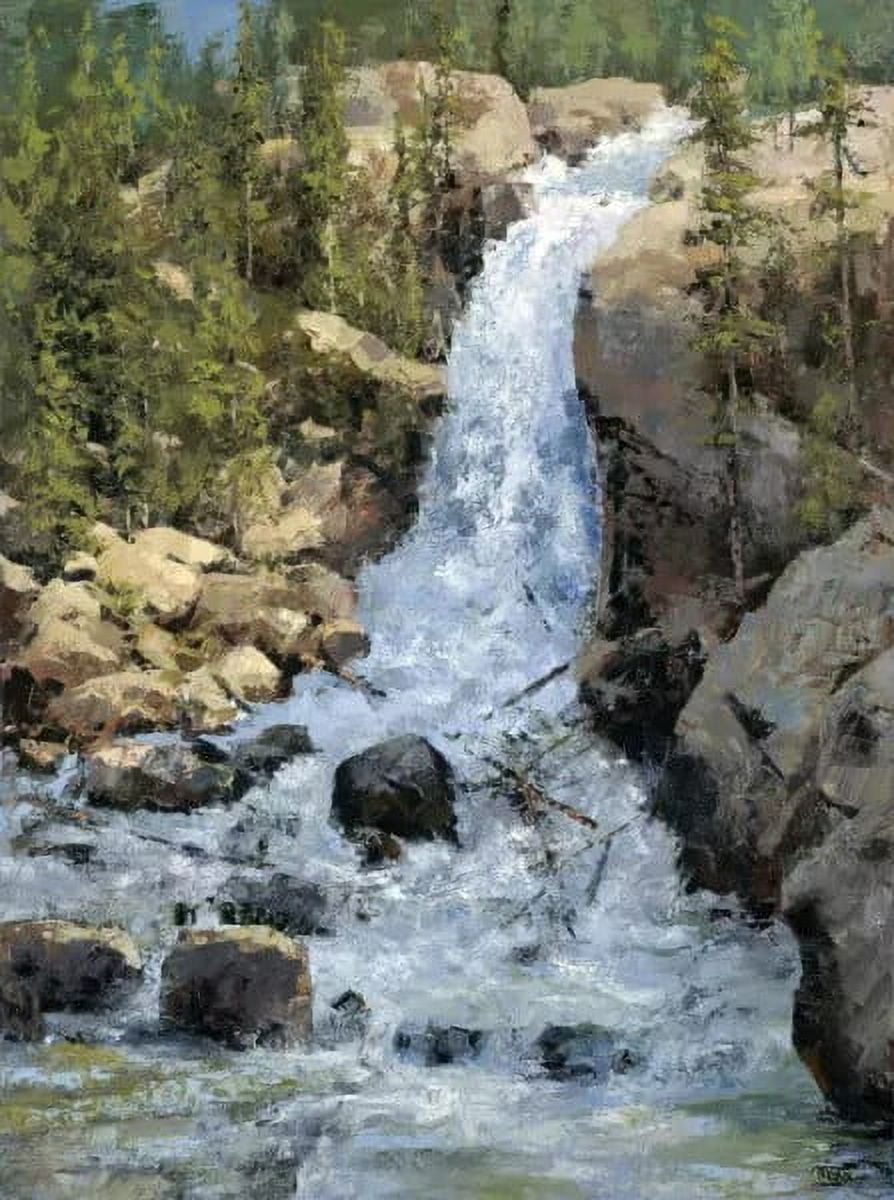 Alberta Falls by Tim Breaux - Canvas Limited Edition Signed & Numbered ...