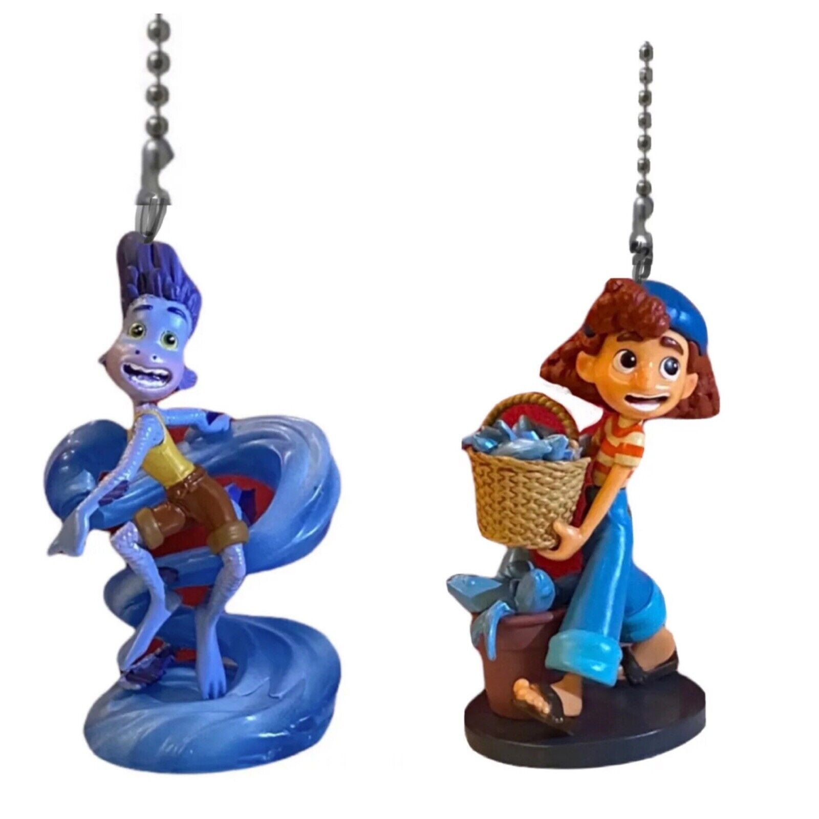 Alberto Monster & Giulia Pvc Fan Lamp Light Pull Chain Figure Luca ...