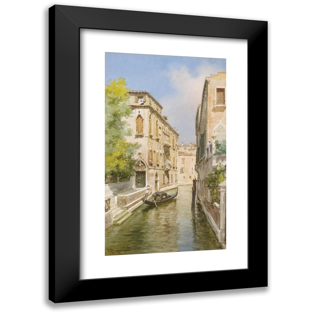 Alberto Prosdocimi 10x14 Black Modern Framed Museum Art Print Titled ...
