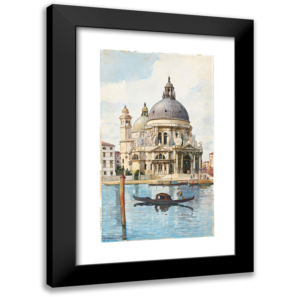 Alberto Prosdocimi 15x24 Black Modern Framed Museum Art Print Titled ...