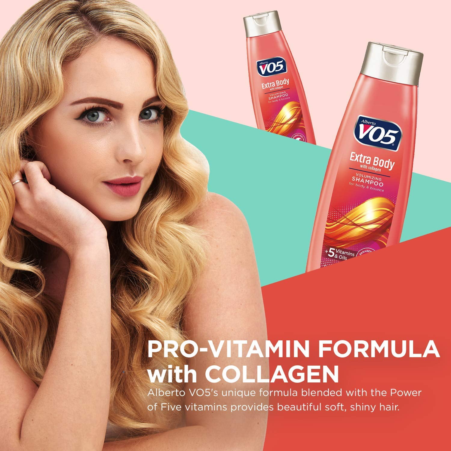 Alberto VO5 Extra Body Volumizing Shampoo Unisex 12.5oz Each - Walmart.com