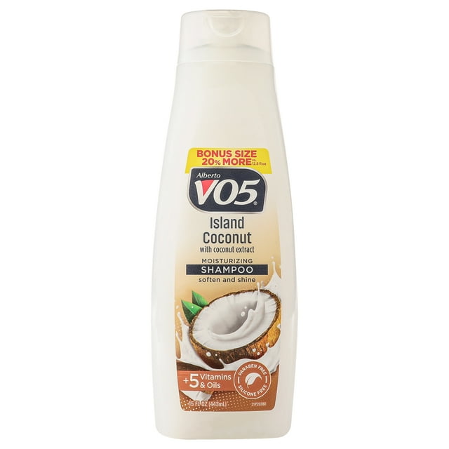 Alberto VO5 Moisturizing Island Coconut Shampoo , 15 oz Shampoo ...