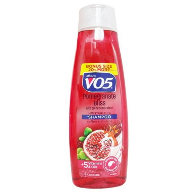 Alberto VO5 Moisturizing Pomegranate Bliss Hair Shampoo, 15 Oz ...