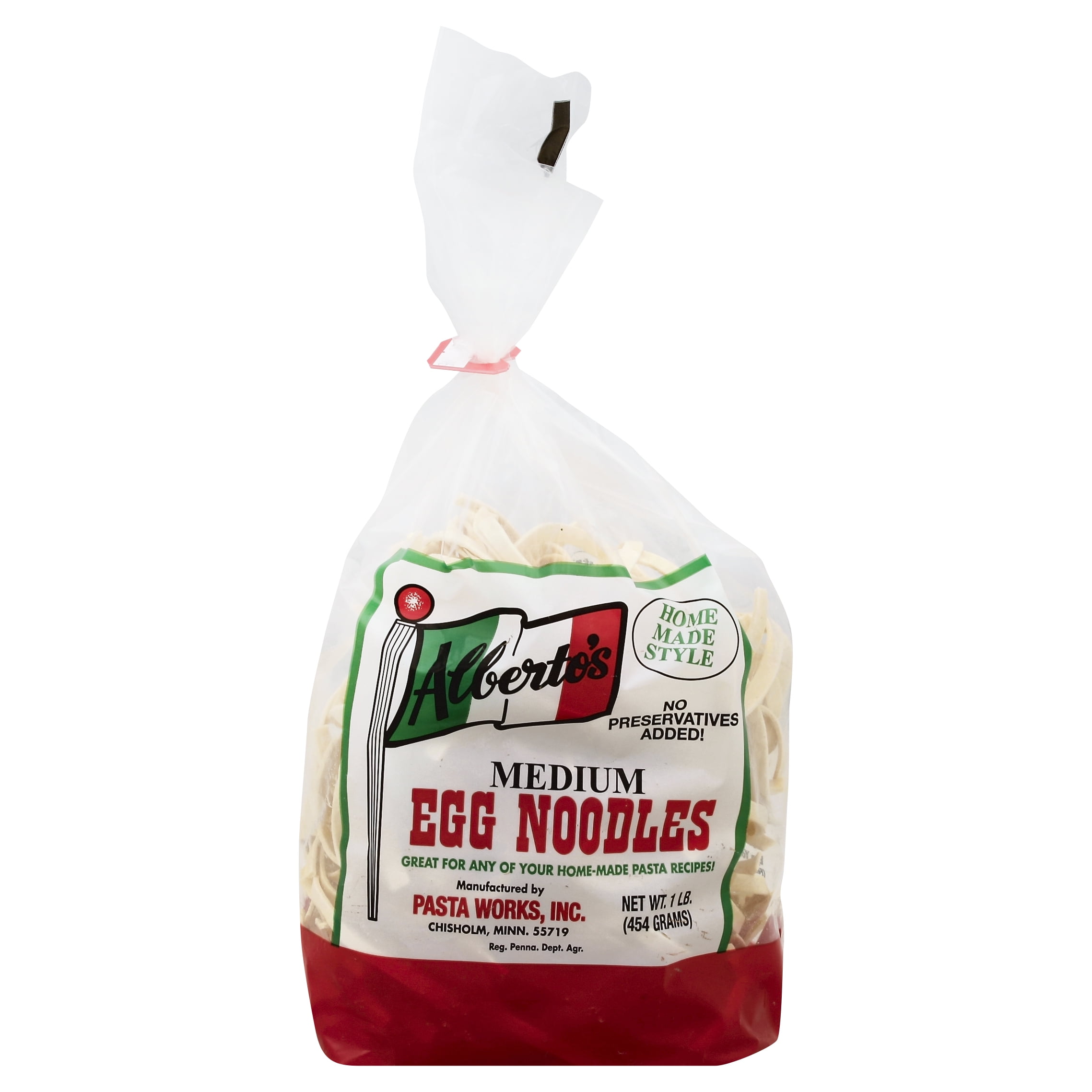 Alberto's Medium Egg Noodles 16 oz (Pack Of 6) - Walmart.com