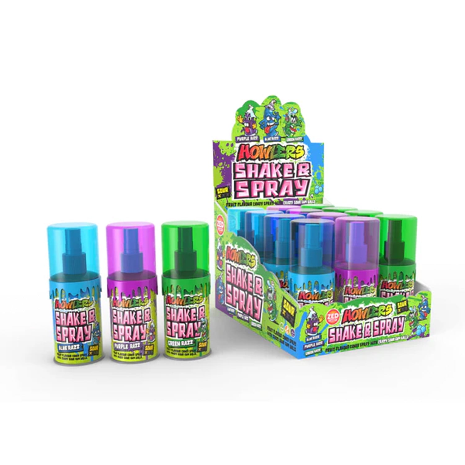 Alberts Howlers Assorted Shake and Spray 12ct Box - Walmart.com