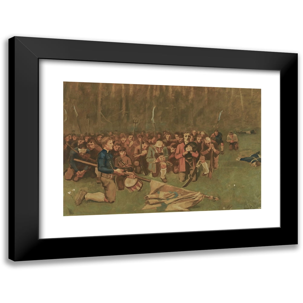 Albin Egger Lienz 14x11 Black Modern Framed Museum Art Print Titled ...