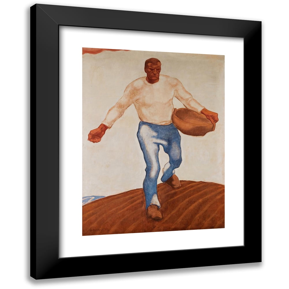 Albin Egger Lienz 19x24 Black Modern Framed Museum Art Print Titled ...