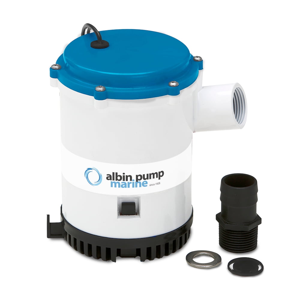Albin Group Bilge Pump Heavy Duty 1750 GPH - 12V [01-03-011] - Walmart.com