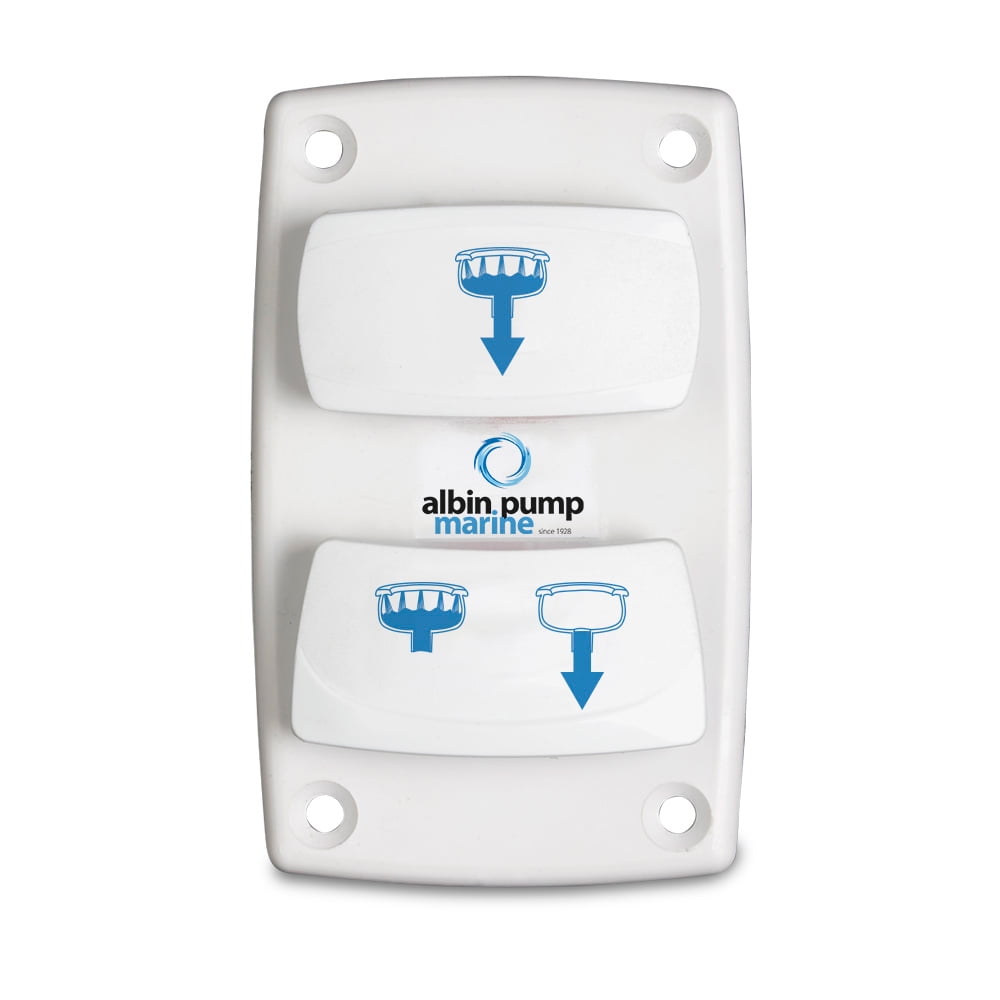 Albin Group Marine Control Silent Electric Toilet Rocker Switch [07-66 ...