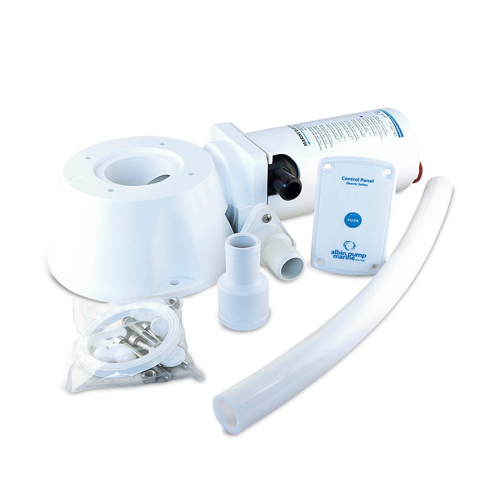 Albin Group Marine Standard Electric Toilet Conversion Kit - 12V [07-66 ...