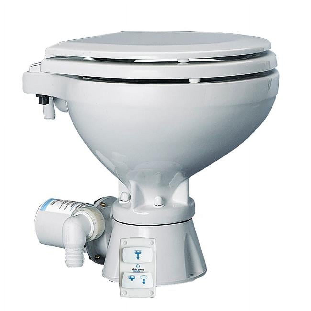 Albin Pump Marine Toilet Silent Electric Compact - 12V - Walmart.com