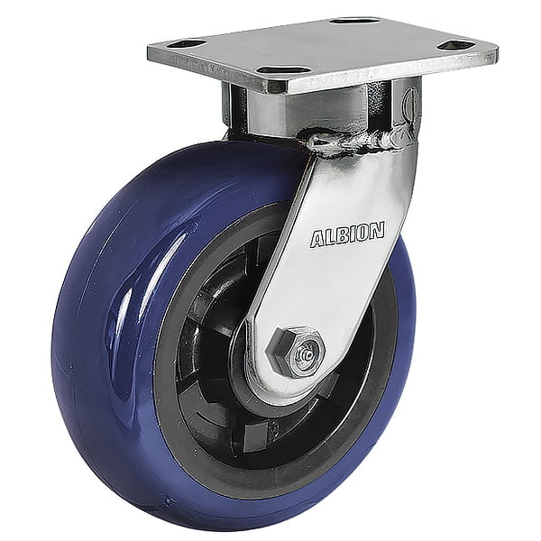 Albion Kingpinless Plate Caster,Wheel 2" W 120EG05229S - Walmart.com