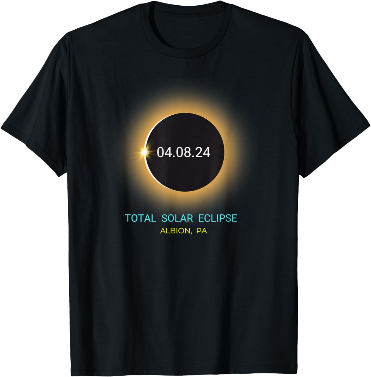 Albion PA Total Solar Eclipse 04/08/24 Souvenir T-Shirt - Walmart.com