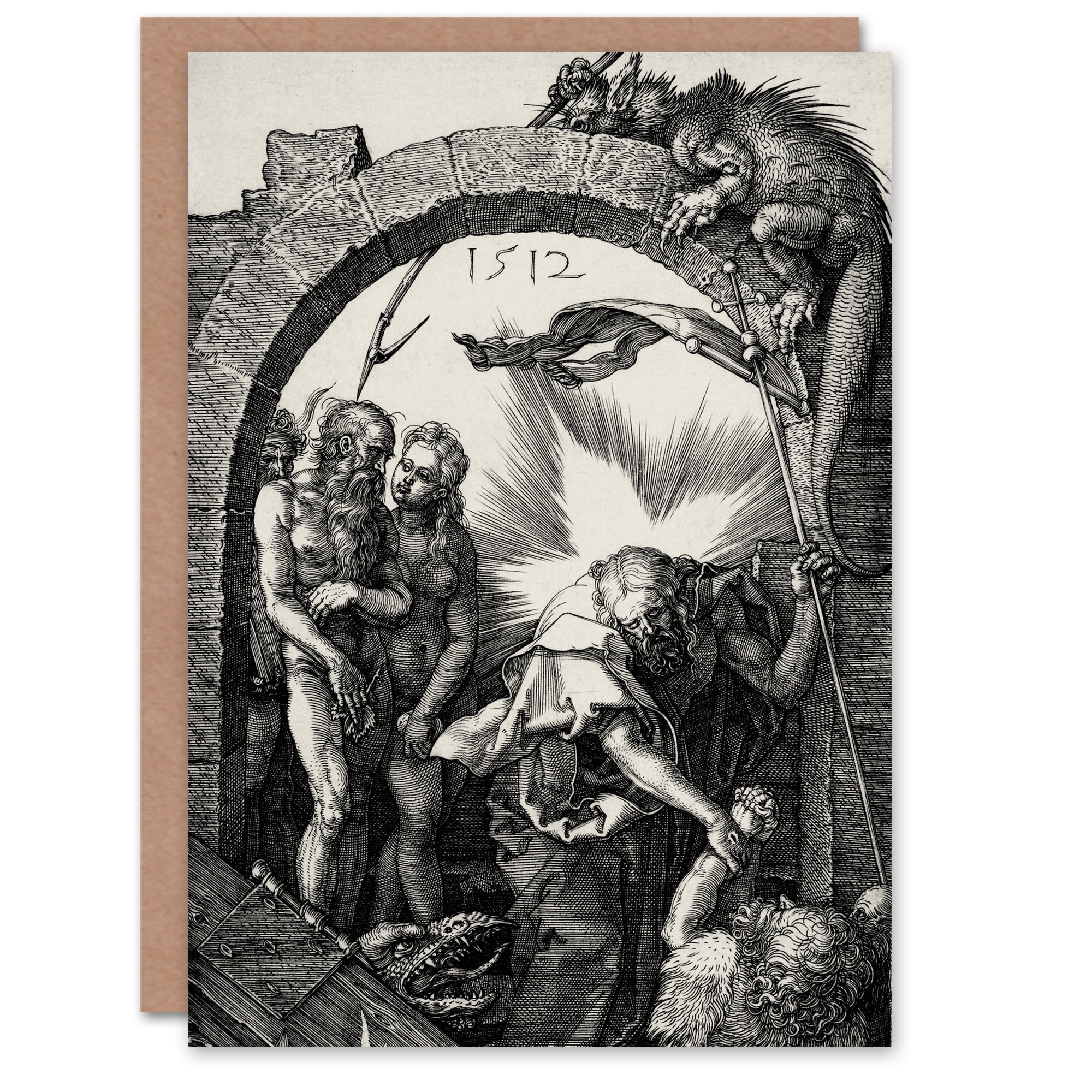 Albrecht Durer Art Card Harrowing of Hell Christ in Limbo - Walmart.com