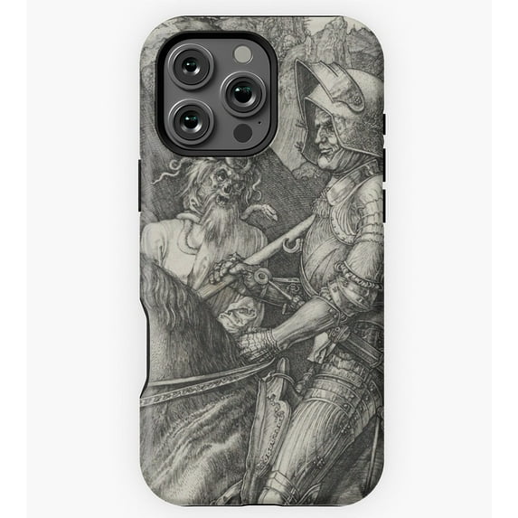 Albrecht Durer Knight Grim Devil GA1770 Phone Case for iPhone 11 to 17 ...