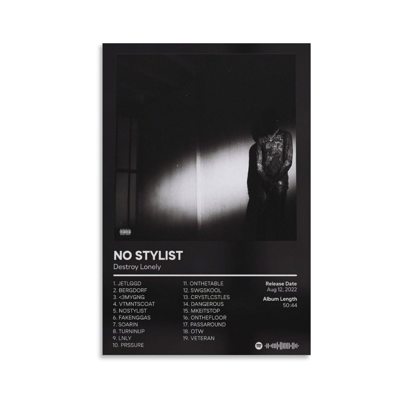 Album Cover Destroy Lonely No Stylist Poster Canvas Wall Art Posters ...