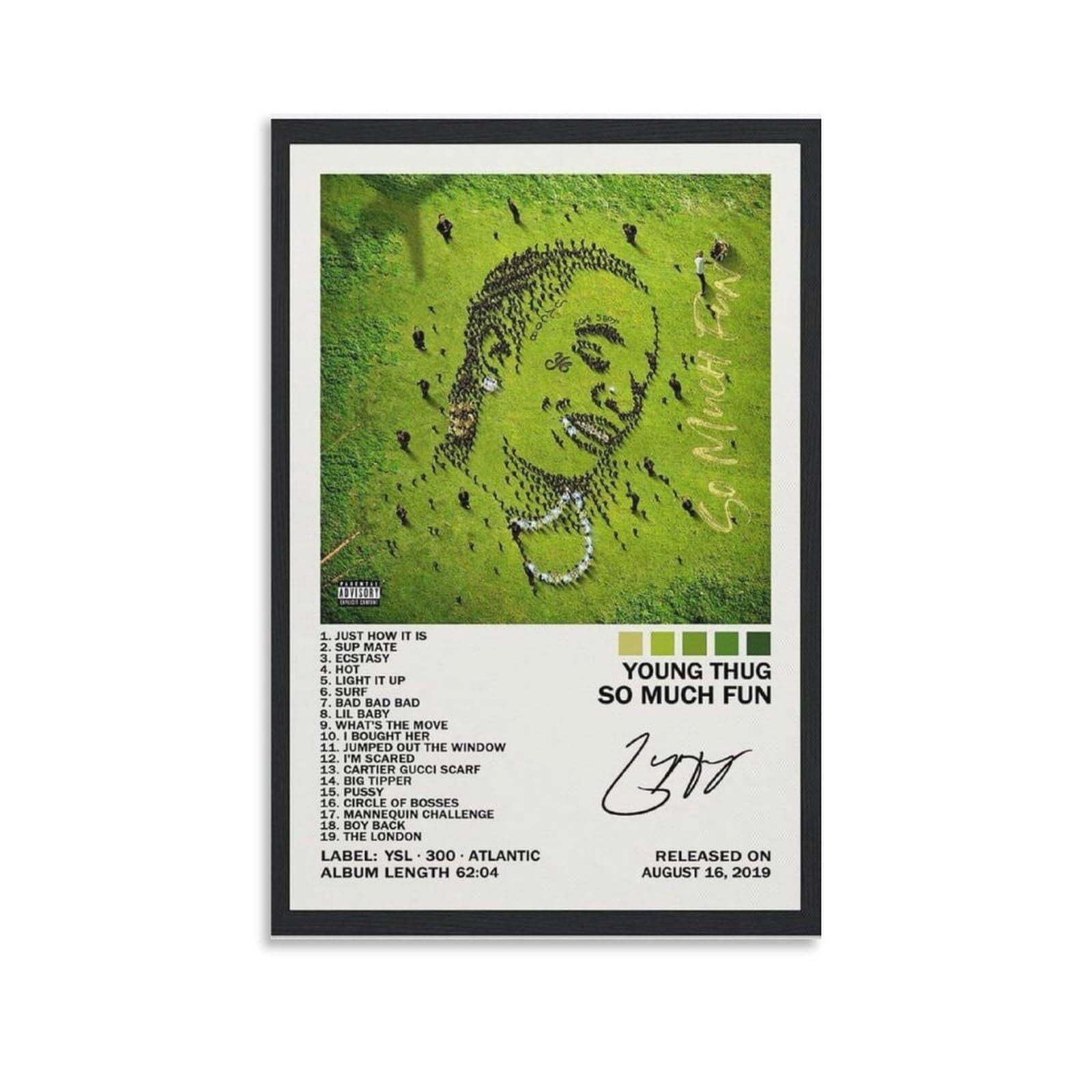 Album Cover Poster Young Thu So Much Fun for Bedroom Canvas Posters ...