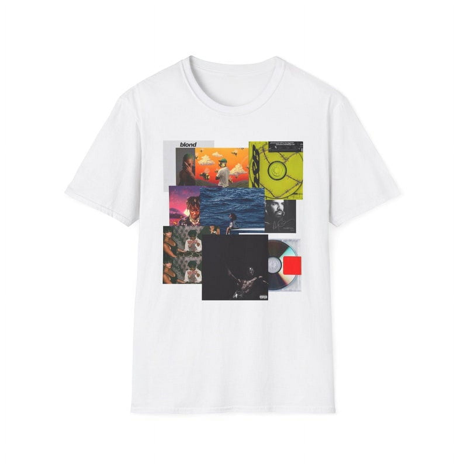 Album Cover Tee Shirt - Sza, T_Yl_Er The Creator,Playboi Carti, Ye ...