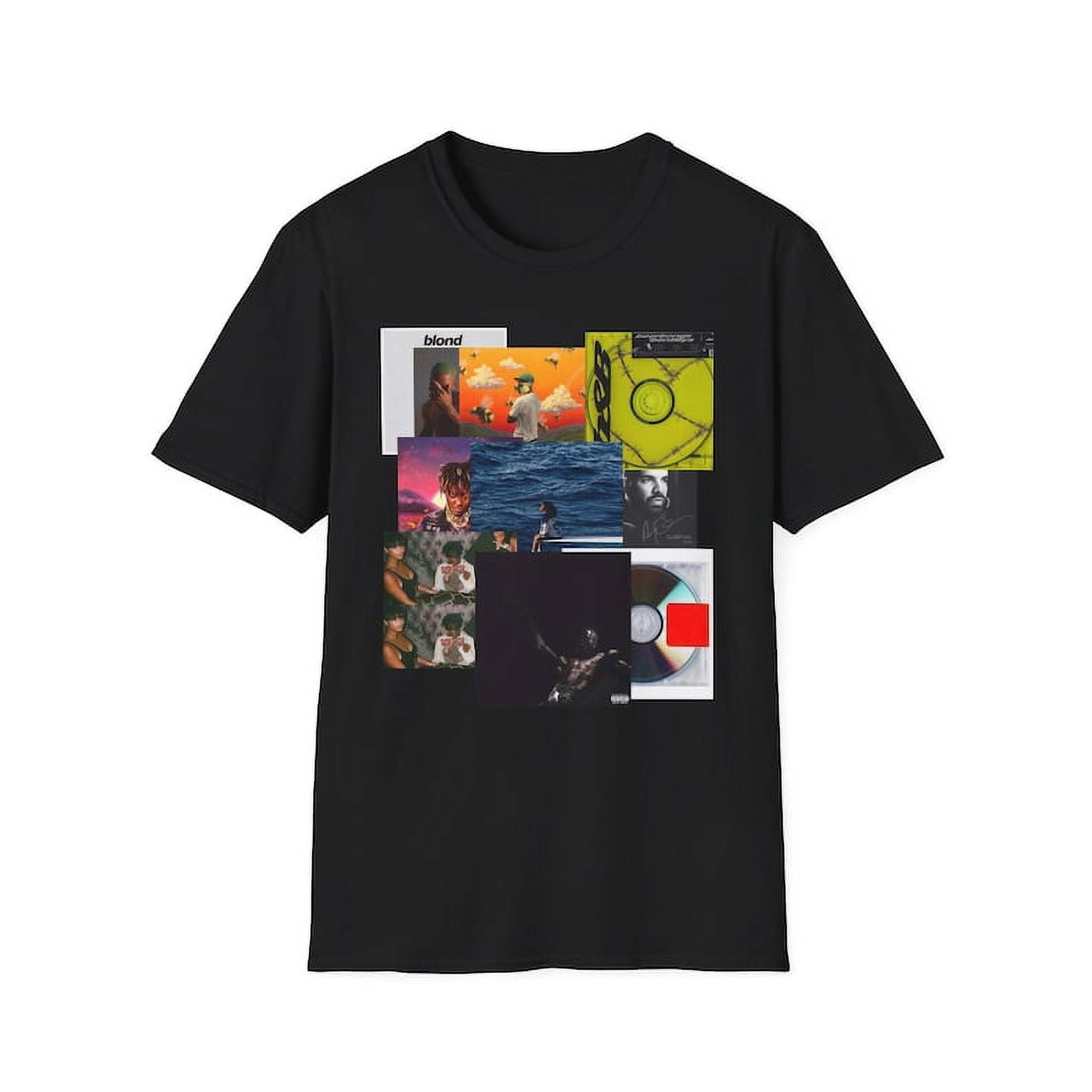 Album Cover Tee Shirt - Sza, T_Yl_Er The Creator,Playboi Carti, Ye ...