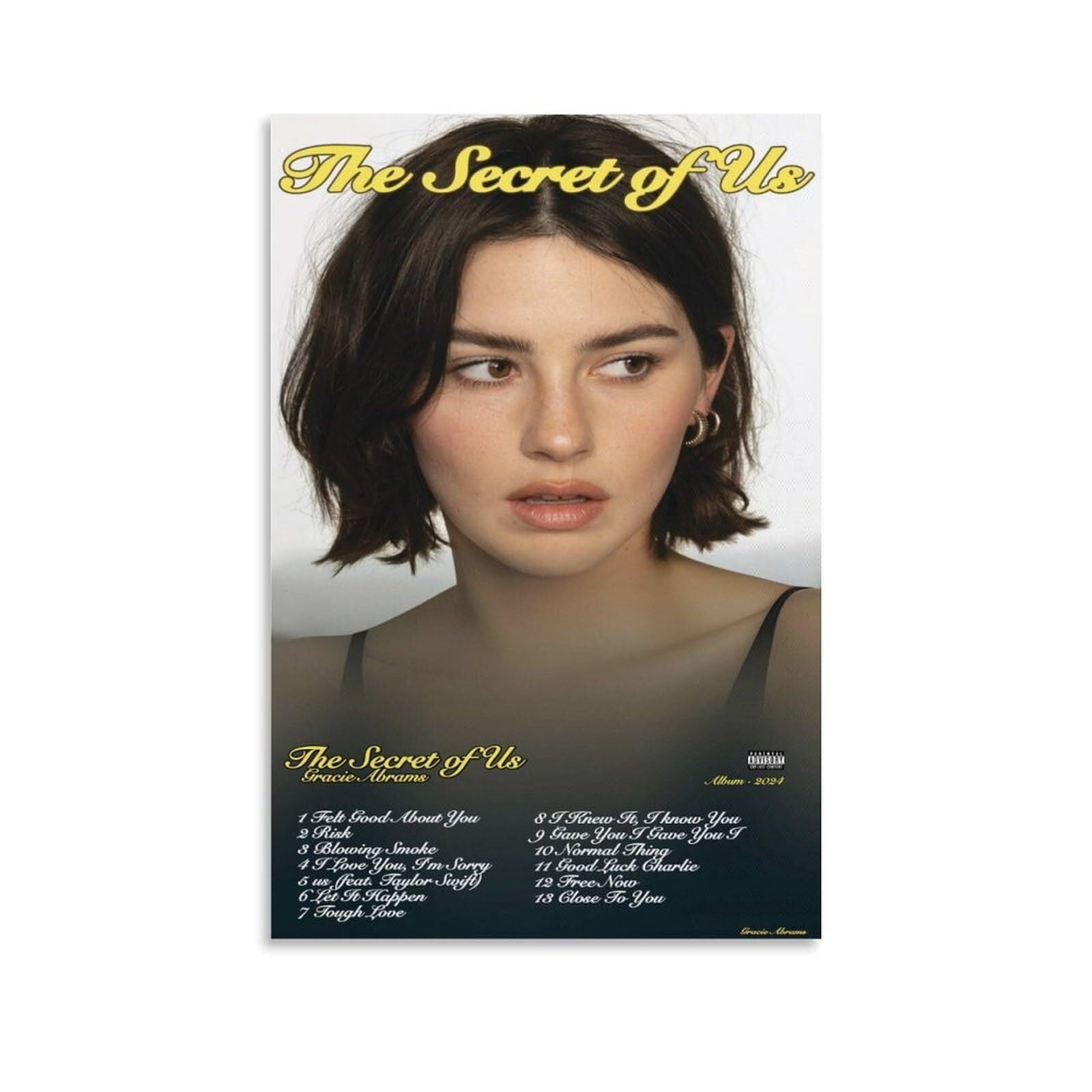 Album Gracie Abrams The Secret of Us Poster Canvas Wall Art Posters For Room Aesthetic And Decor ...