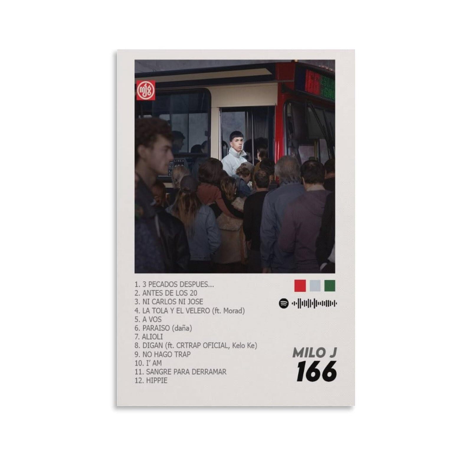 Album Milo J 166 Poster Canvas Wall Art Posters For Room Aesthetic And ...