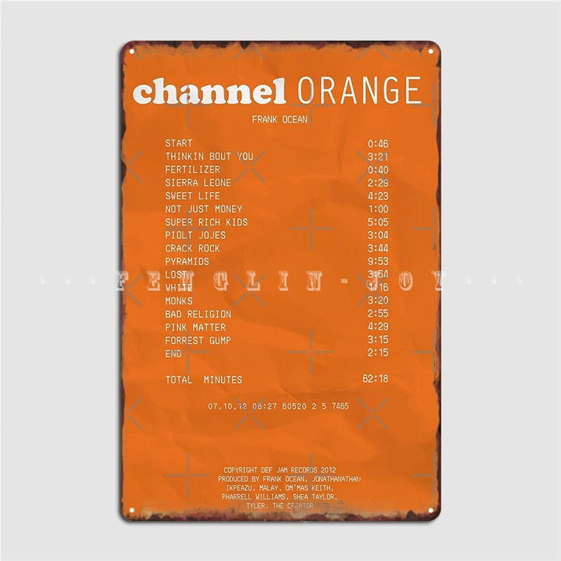 Album Receipt Metal Sign Poster Cinema Kitchen Design Bar Cave Tin Sign ...
