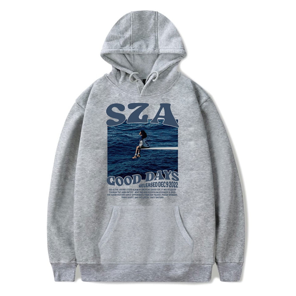 Album SOS Hoodie By Singer SZA Music Fans Long Sleeve Hoodies Good Days ...