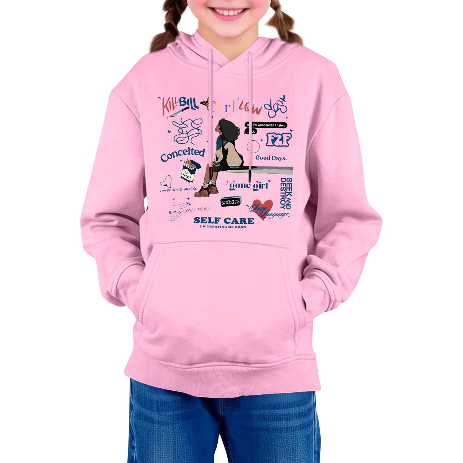 Album Sos Hoodie By Singer S-Z-A Music Fans Long Sleeve Hoodies 𝑮Ood ...