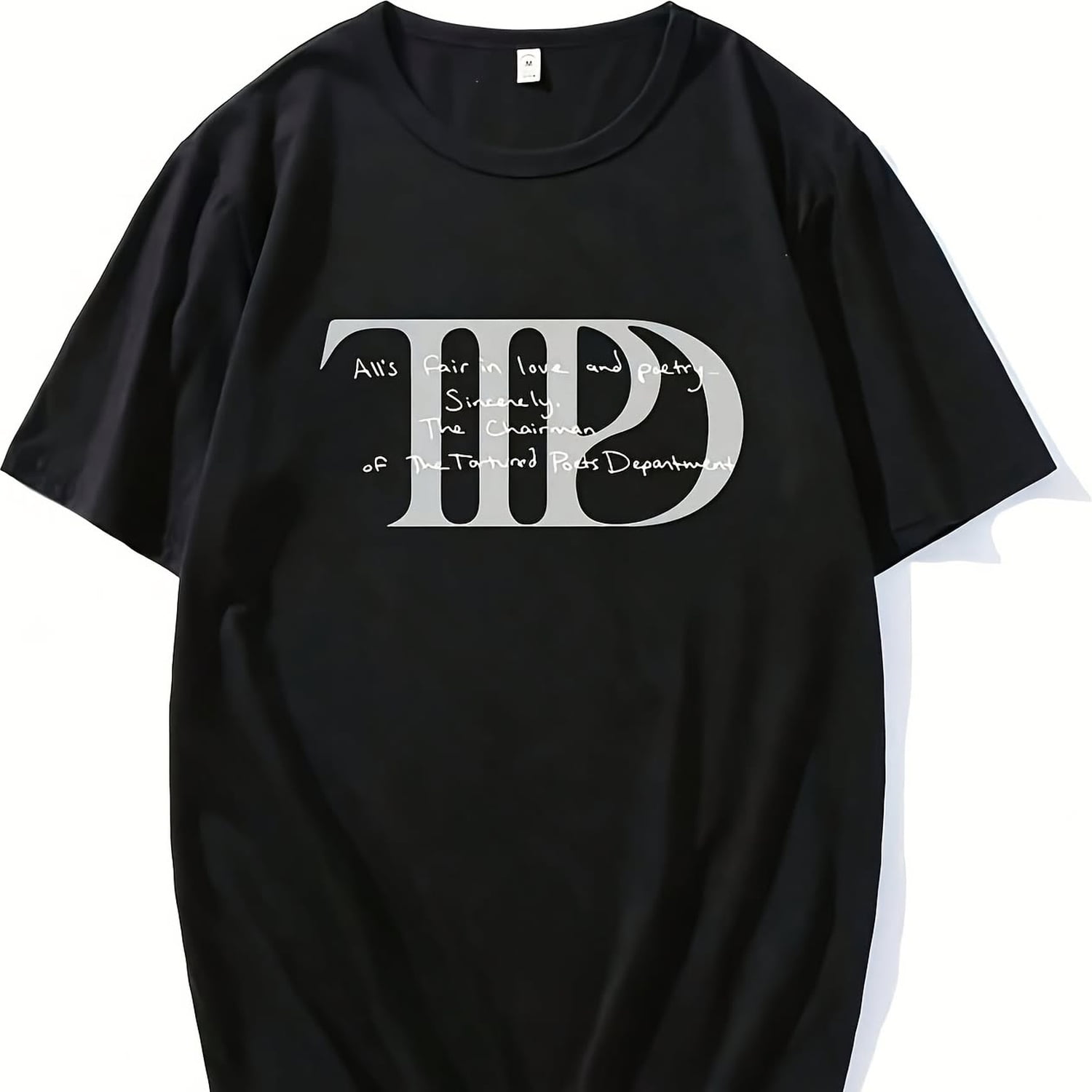 Album The Tortured Poets Departt TTPD T-Shirts ShortSve Summer Cotton ...