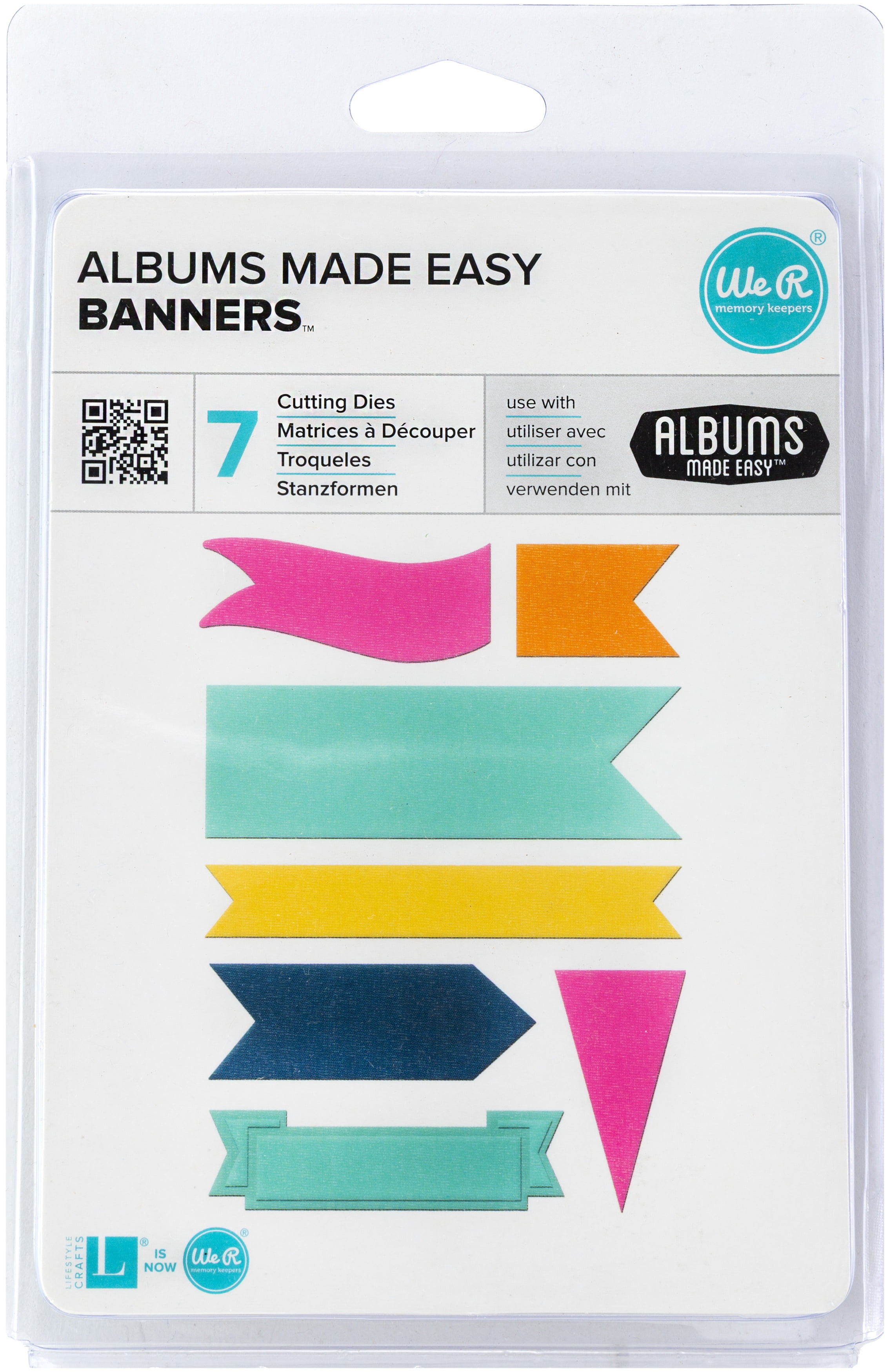 Albums Made Easy Dies-Banners, 7 Dies - Walmart.com