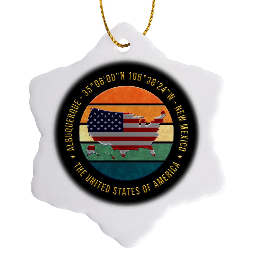 3drose, Albuquerque, New Mexico, Geographic Coordinates, Usa Map, Flag ...