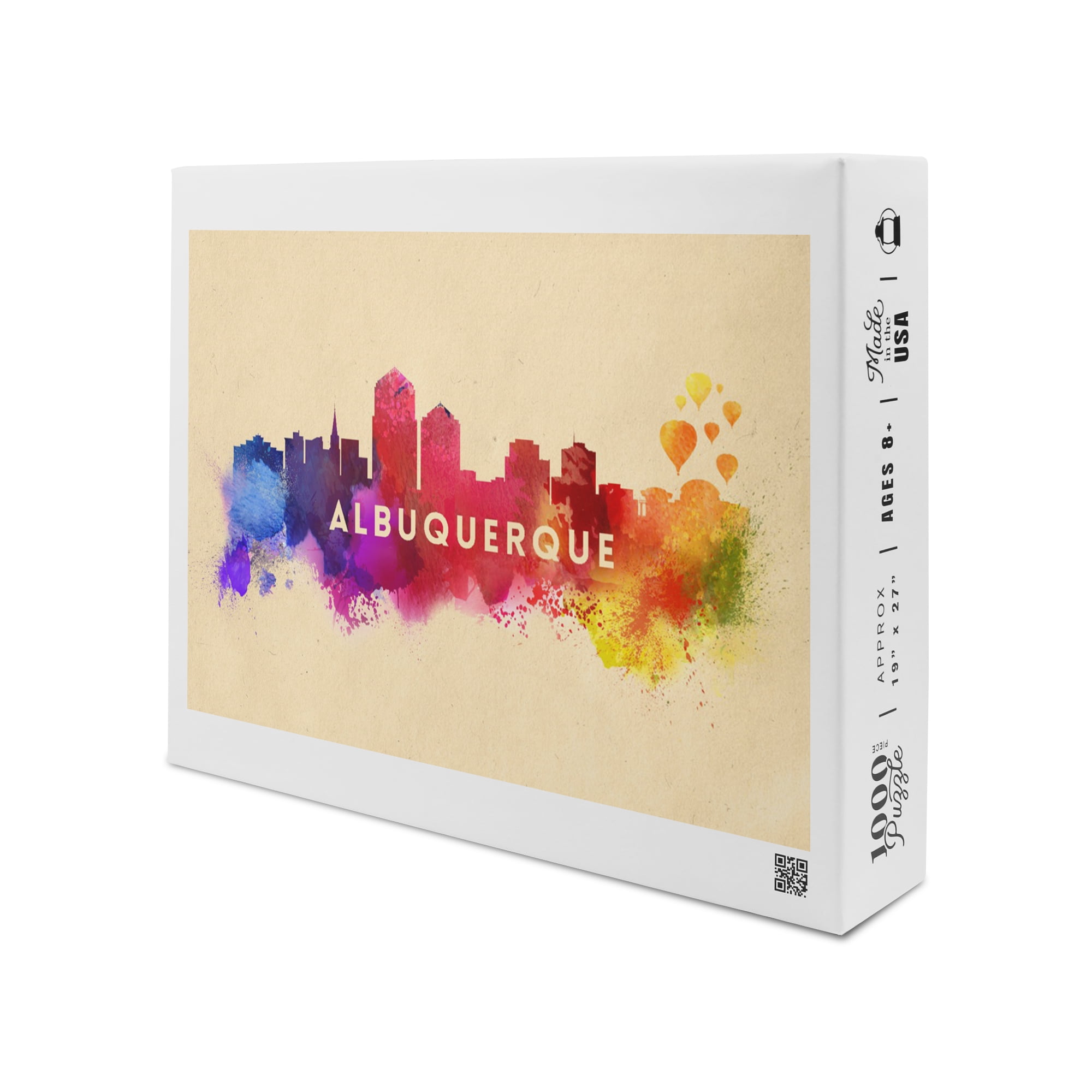 Albuquerque, New Mexico, Skyline Abstract (1000 Piece Puzzle, Size ...
