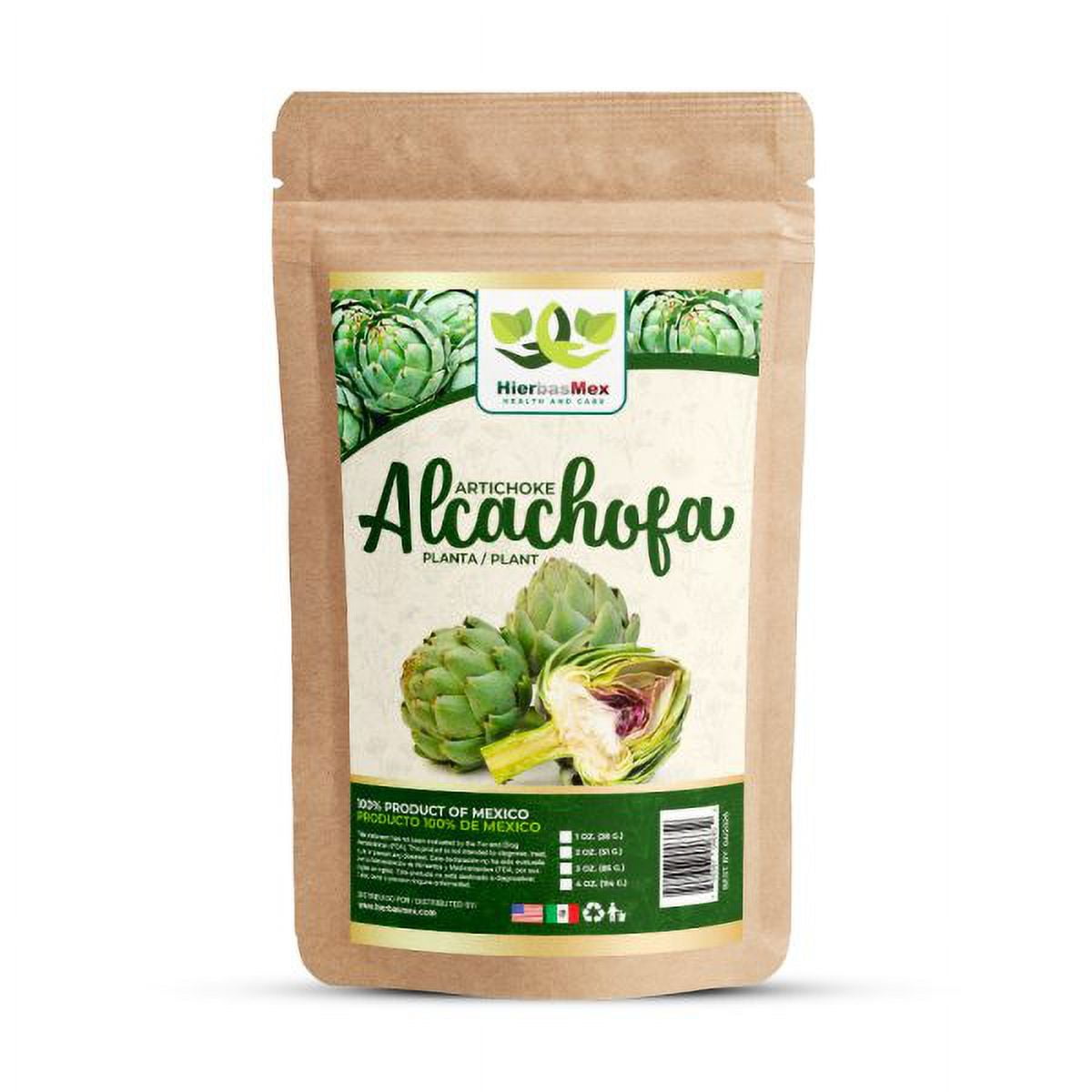 Alcachofa Hojas Secas 4 onzas / HierbasMex Natural tea - Walmart.com