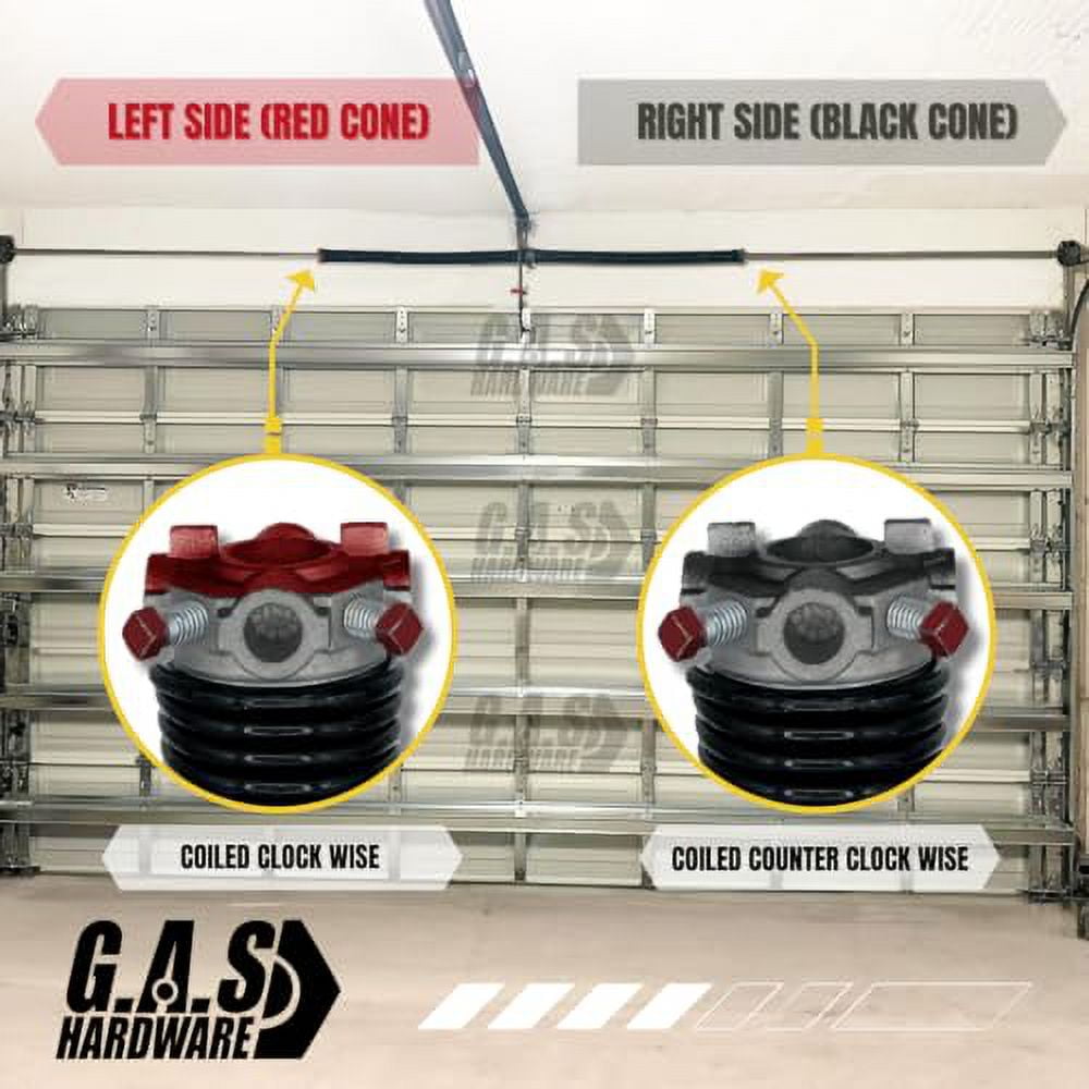 Alcan Garage Door Torsion Spring 234x2x25 Torsion Springs for Garage ...