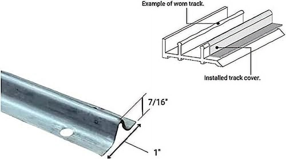 Premium Screw Down Track for Sliding Glass Doors | Stainless Steel ...