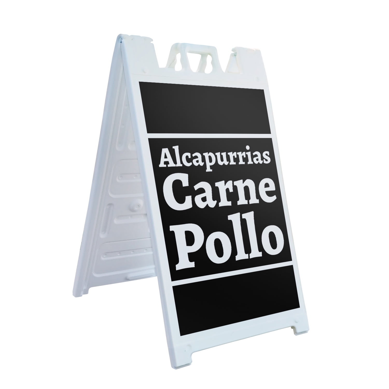 Alcapurrias Carne Pollo 24" x 36" Double Sided A-Frame Sidewalk Sign ...