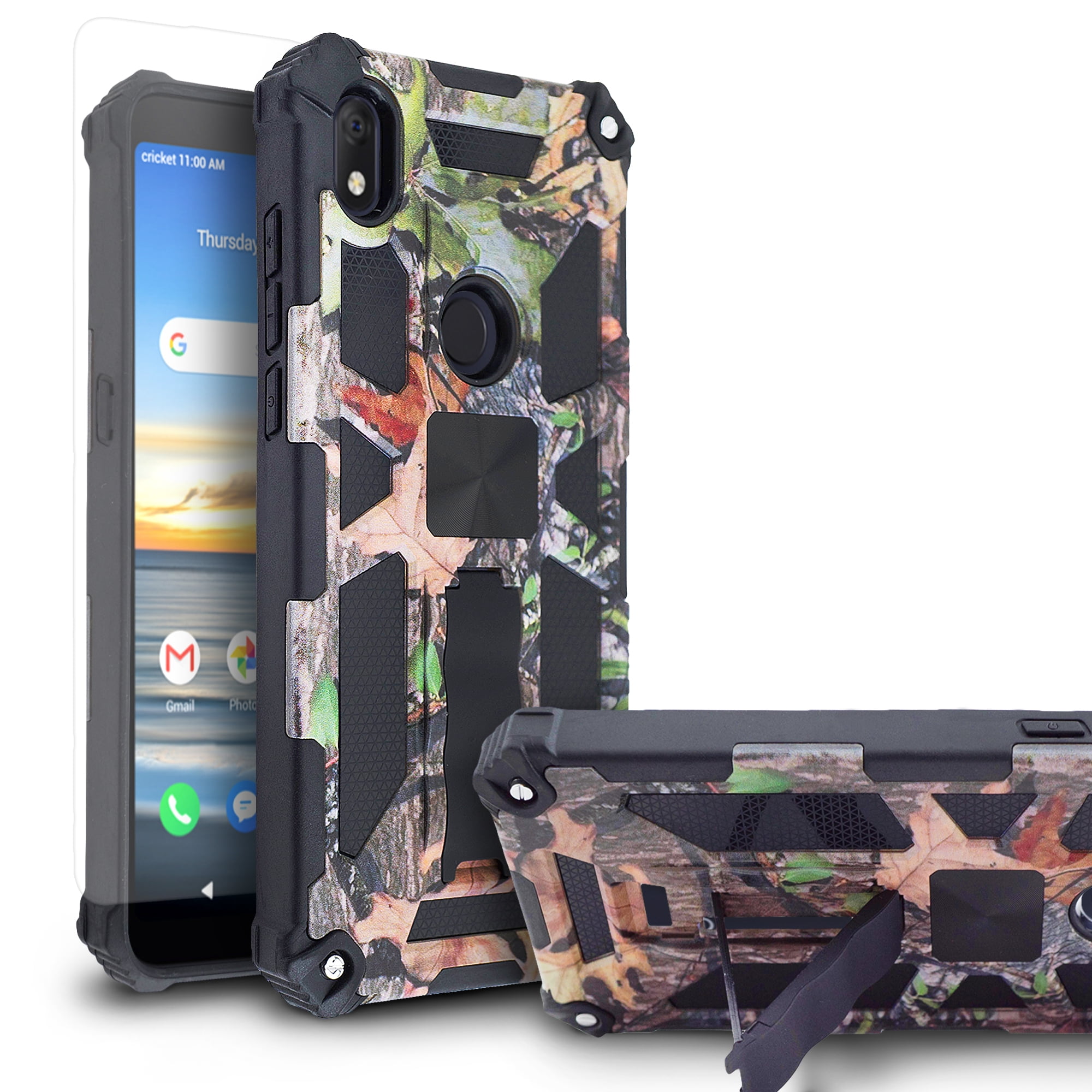 Alcatel Lumos Axel Magnet Mount Ready Case with Kickstand & Grids ...