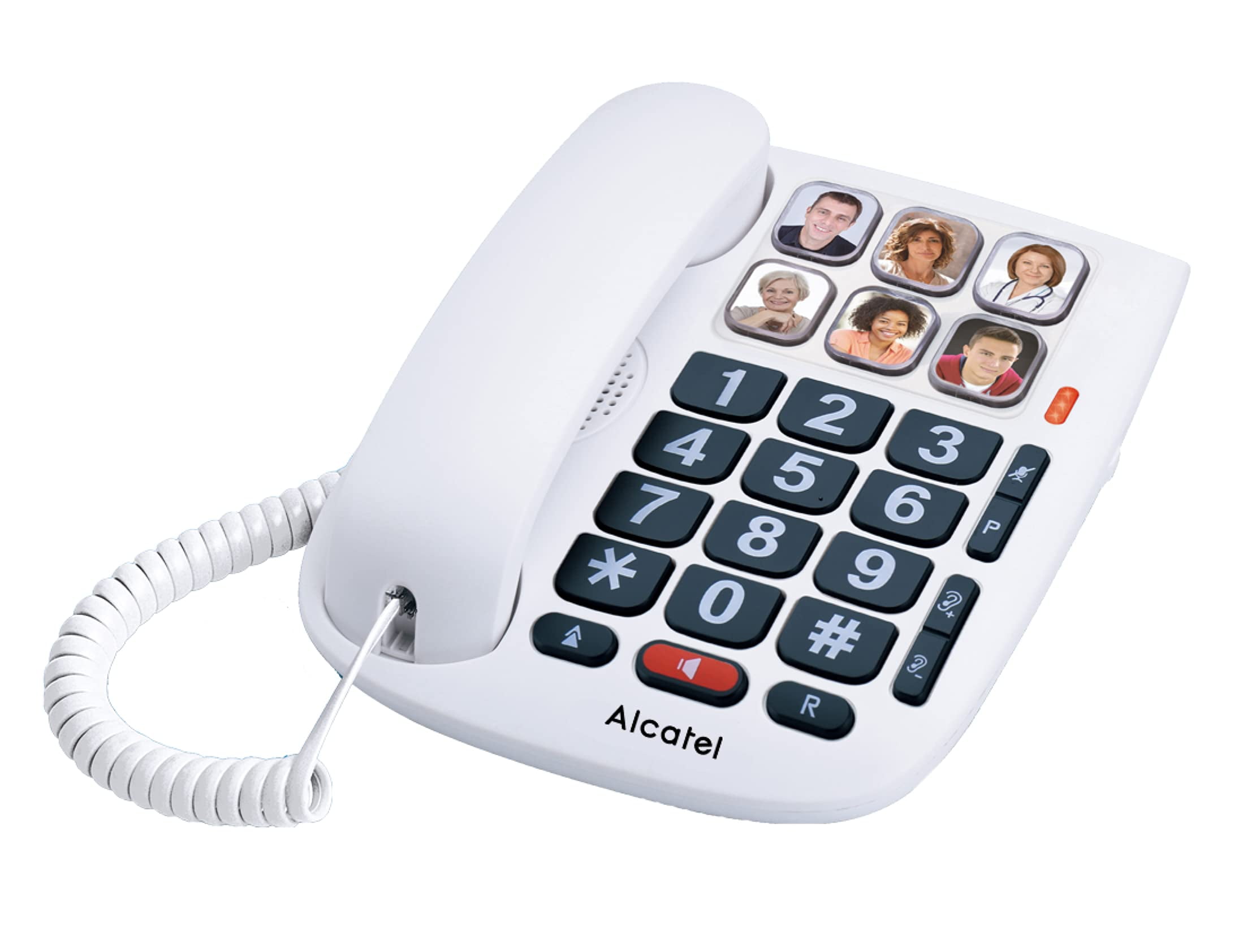 Alcatel Max 10 Corded Phone for Seniors White. - Walmart.com