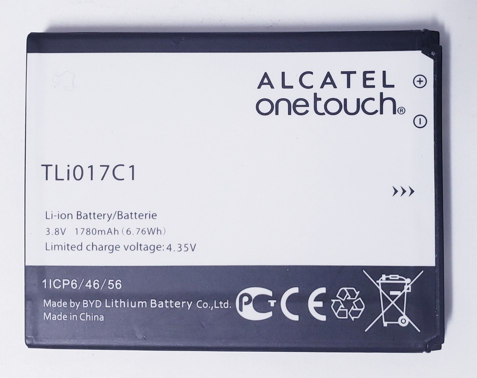Alcatel One Touch Battery Red Graphite - Great Call Flip Phone ...