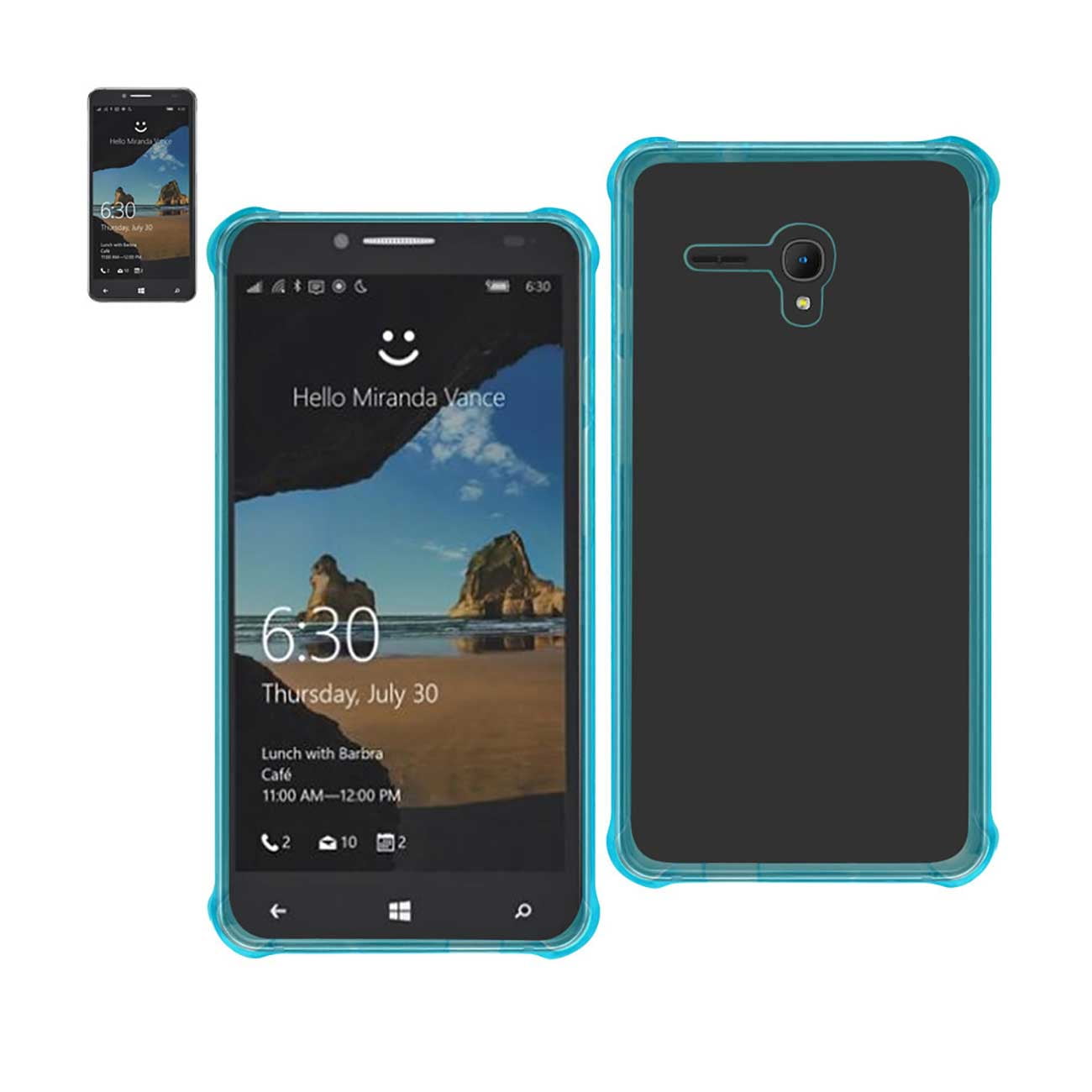 Alcatel One Touch Fierce Xl Mirror Effect Case With Air Cushion ...