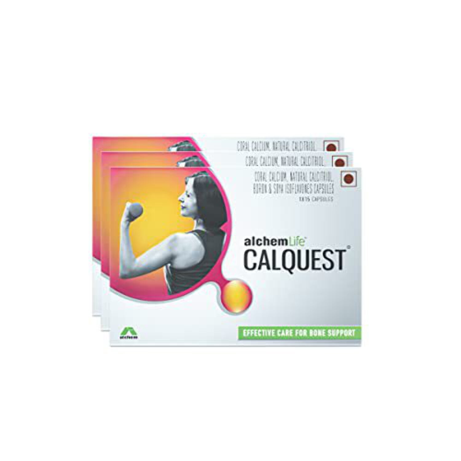 Alchem Life-CalQuest-Natural Care for Bone Health (Pack 3) - Walmart.com