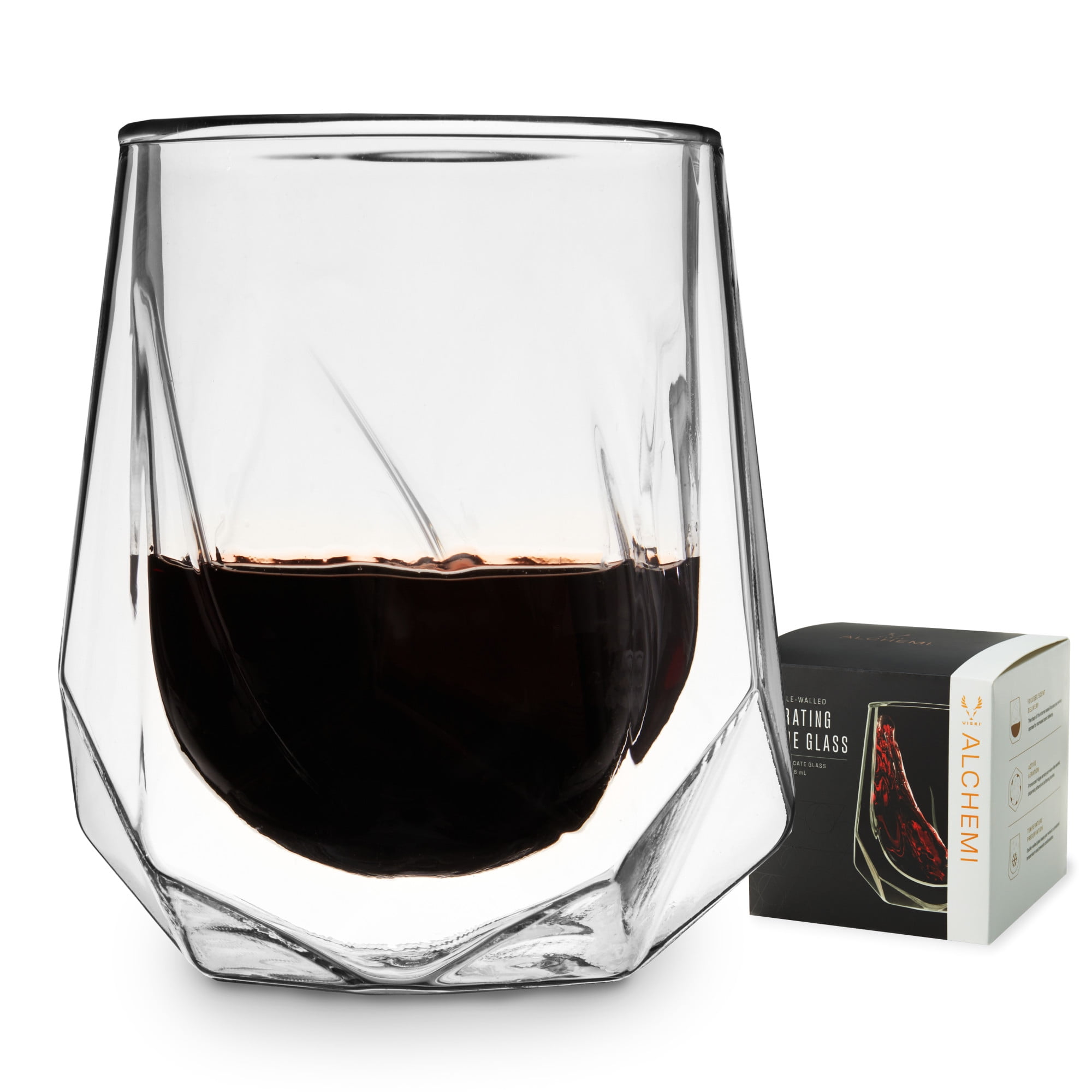 Alchemi Aerating Wine Tasting Glass by Viski - Walmart.com